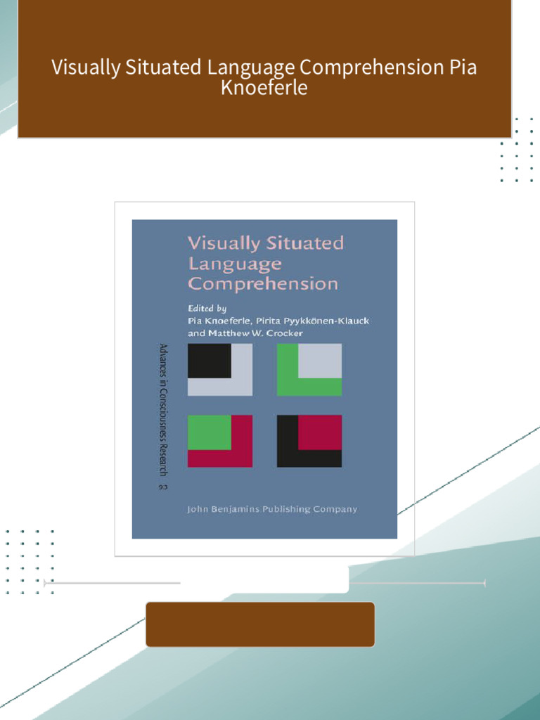 Download full Visually Situated Language Comprehension Pia Knoeferle ebook all chapters | PDF ...