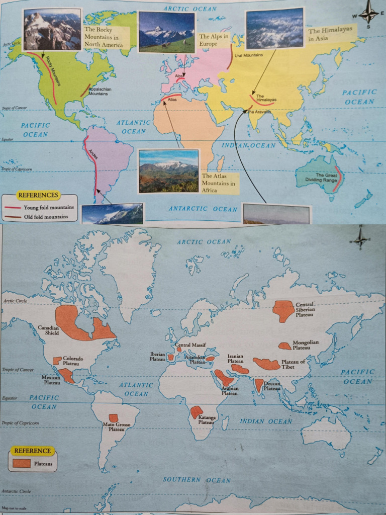 Map Grade 6 Landforms | PDF