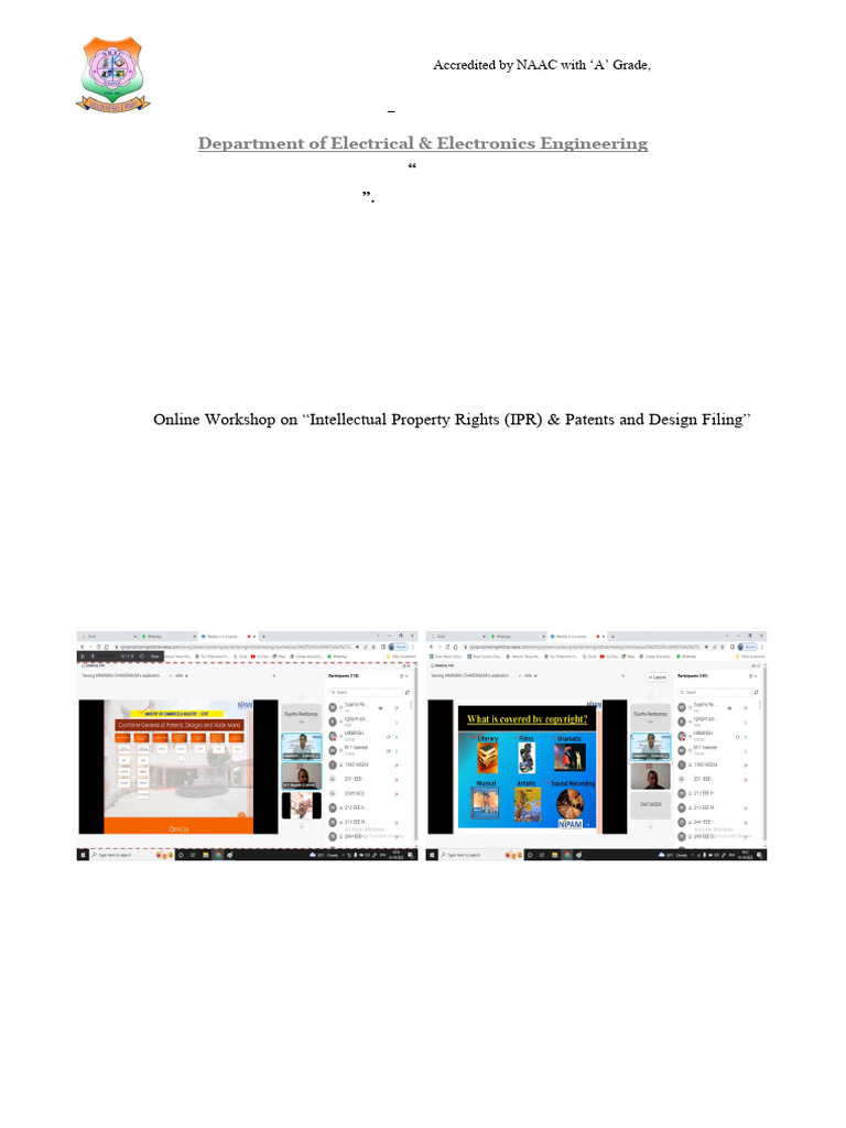 One Page Brief Report - IPR | PDF