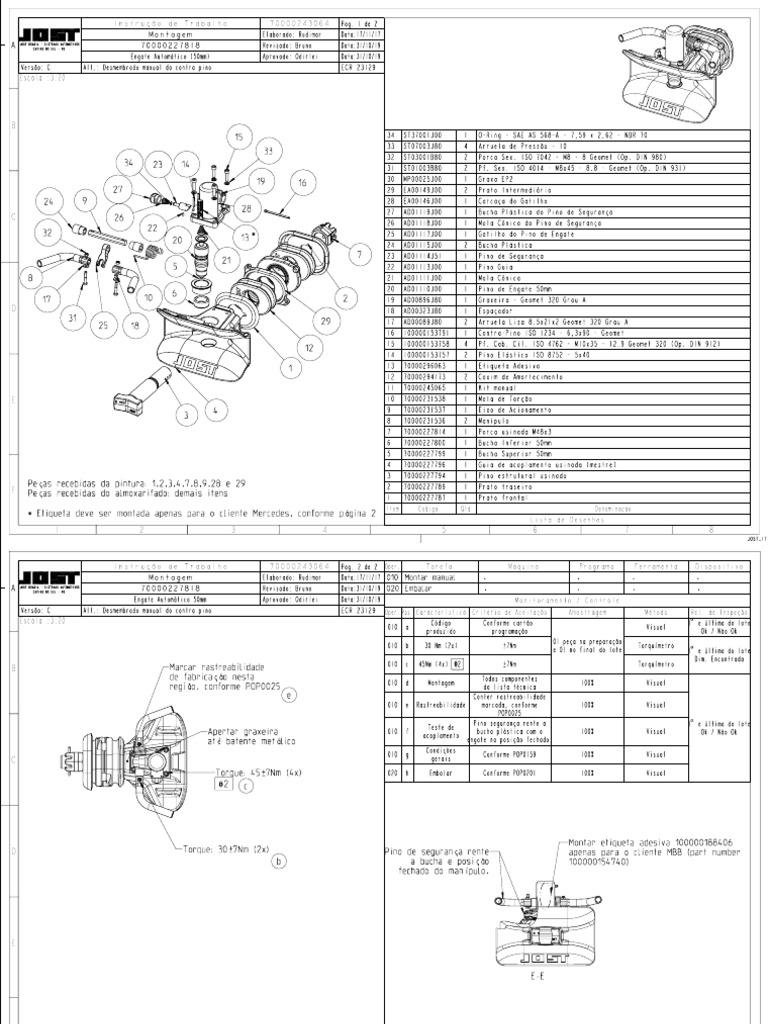 Engate Jost Moderno Explodido 100000158814 | PDF