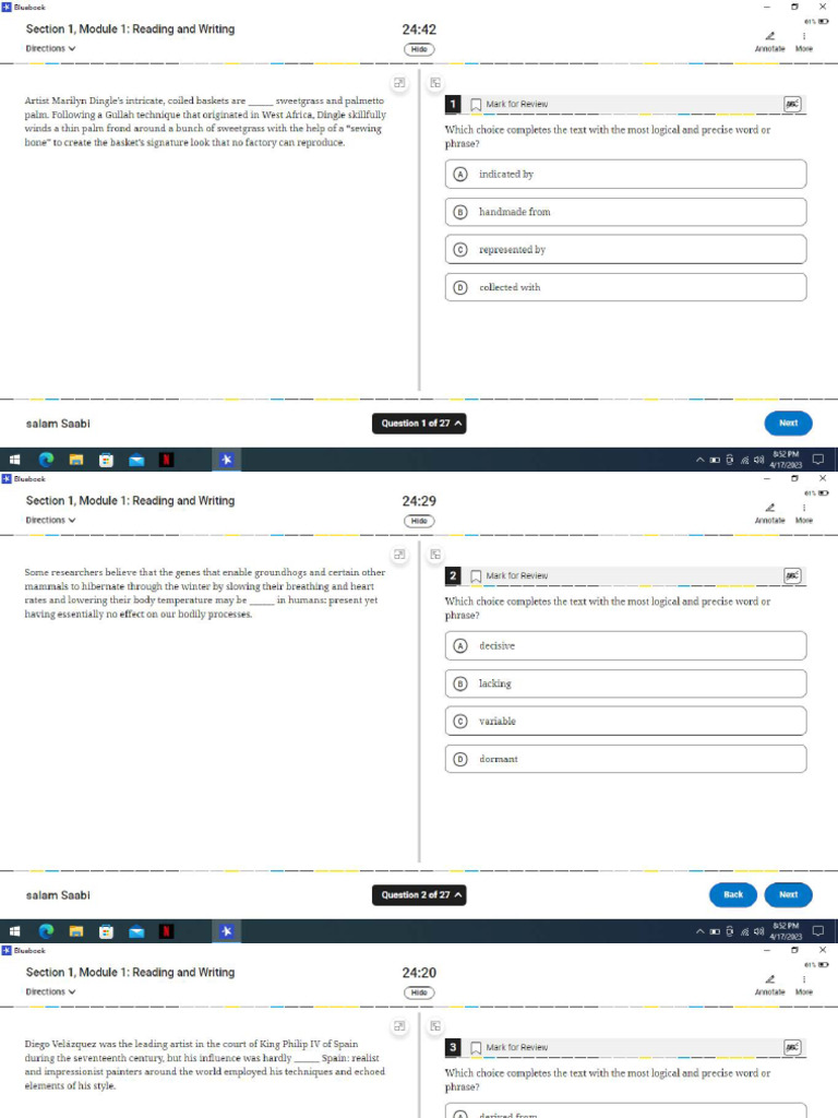 Real Sat 3 | PDF