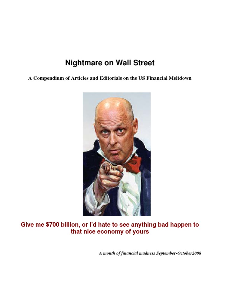 Nightmare On Wall Street | PDF | Financial Crisis Of 2007–2008 ...