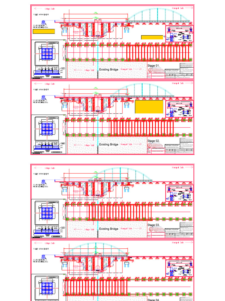 Launching Scheme Drawing | PDF | Structural Engineering