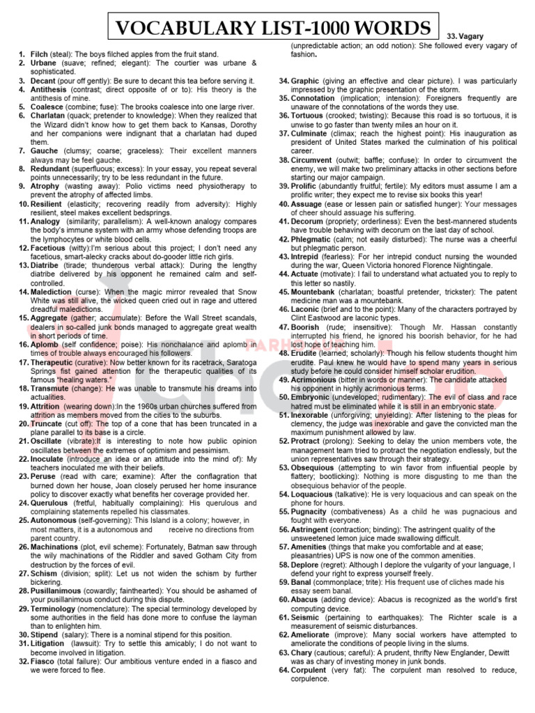 BK-NEW VL 2 (1000 Words) | PDF