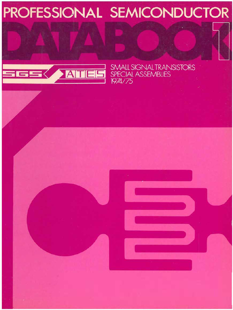 SGS Professiona Databook 1 - Small Signal Transistors & Special ...