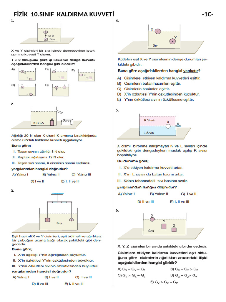 4 Kaldirma Kuvveti̇ 1c | PDF