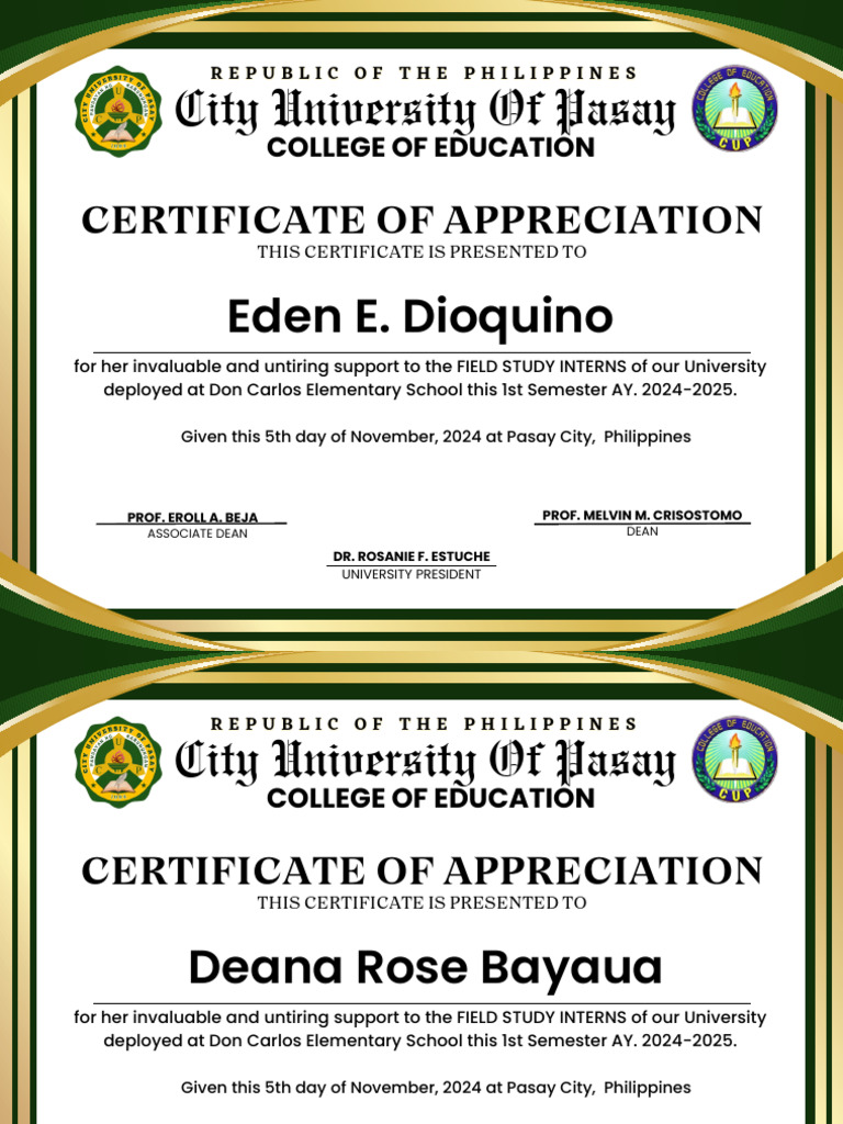 Dres Ctprincipal Certs | PDF