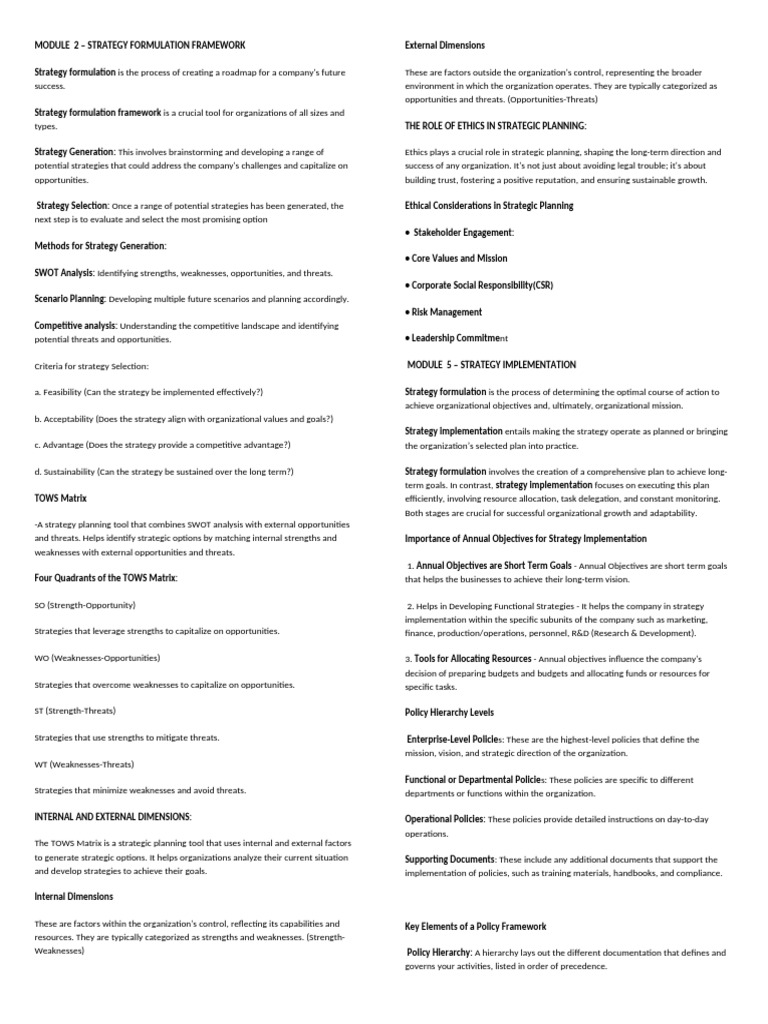 STRAMA | PDF | Strategic Management | Performance Indicator