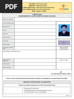 Nptel Hall Ticket | PDF | Identity Document