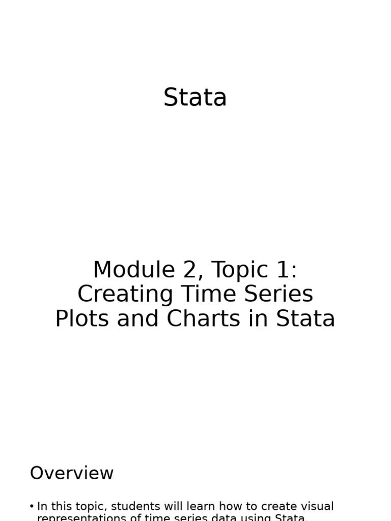 Stata | PDF | Time Series | Outlier
