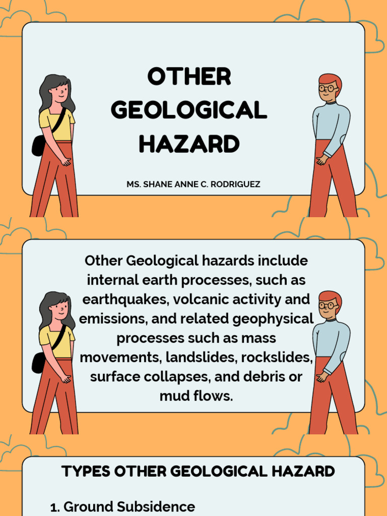 Understanding Geological Hazards | PDF | Landslide | Sinkhole