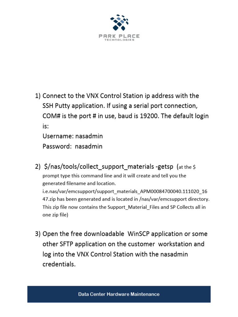 EMC - VNX File and Unified or Celerra Support Materials Files | PDF