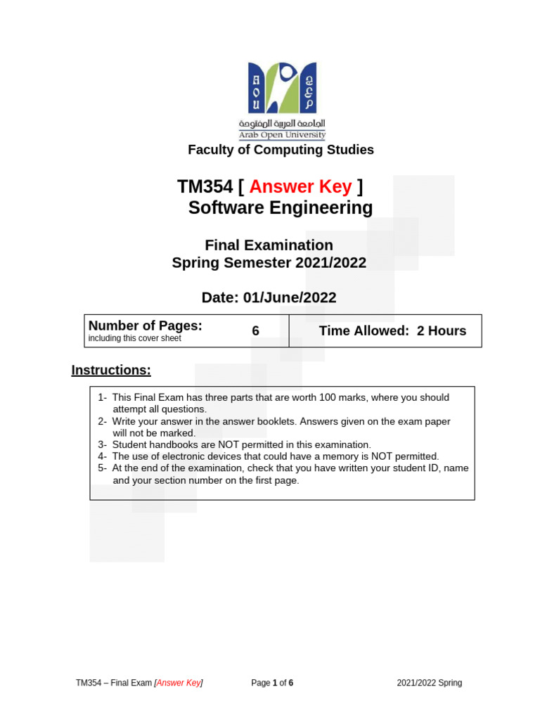 TM354 Final Other Spring21 22 | PDF | Computer Engineering | Computer Science