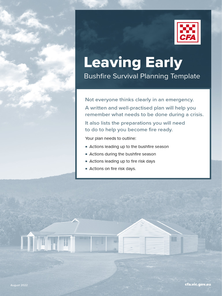 Bushfire Survival Planning Guide | PDF | Wildfire