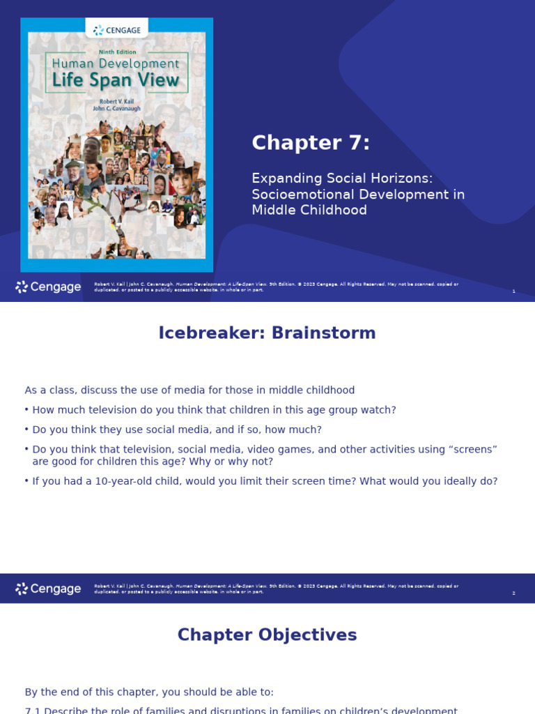 Kail_HumDev_9e_PPT_CH07 (1) | PDF | Friendship | Adolescence