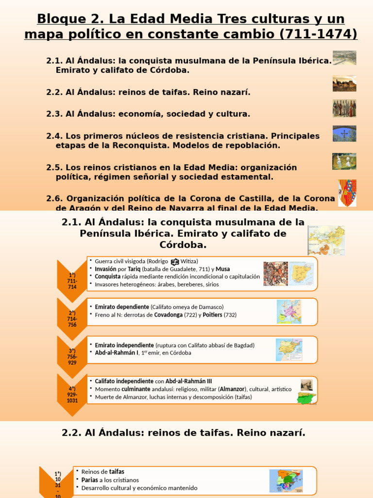 SAN AGUSTÍN. 2º Hbach Bloque 2. La Edad Media Tres Culturas y Un Mapa Político en Constante ...