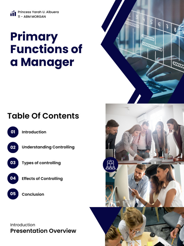 ALBUERA - Function of A Manager - Controlling | PDF