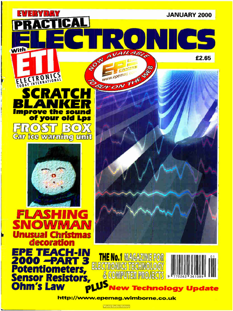 Everyday Practical Electronics 2000 01 | PDF | Electrical Engineering | Electricity
