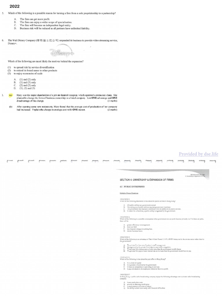 Provided by Dse - Life | PDF