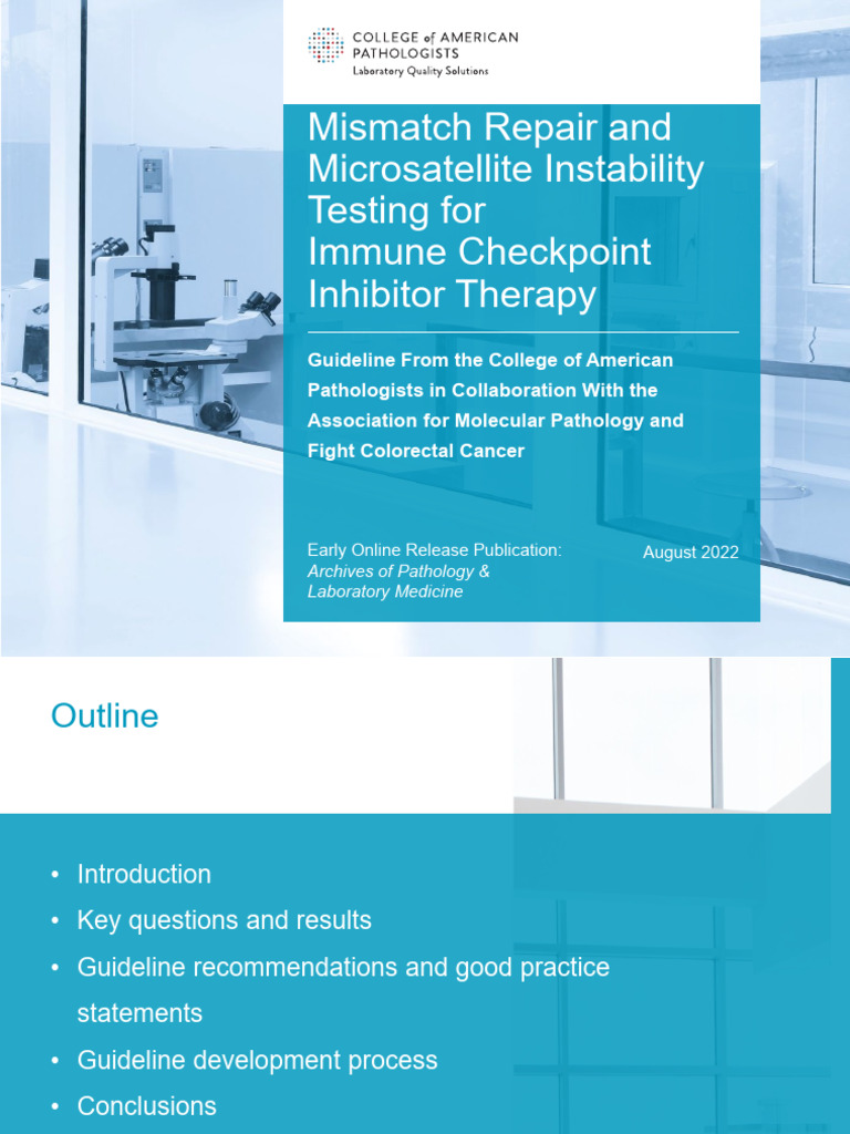 mmr-msi-teaching-presentation | PDF | Health Sciences | Medicine