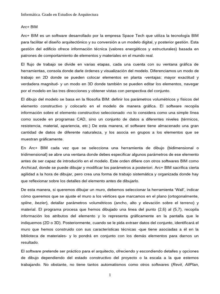 Arc Bim | PDF | Informática