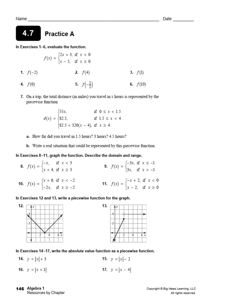 4.7 Practice | PDF