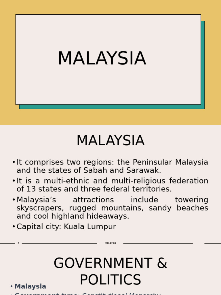 MALAYSIA | PDF | Malaysia | Southeast Asia