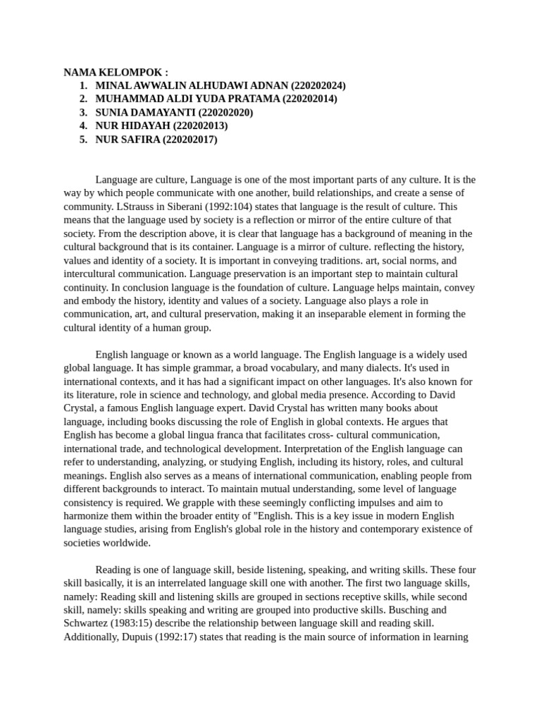 Document | PDF | Learning | Language Acquisition