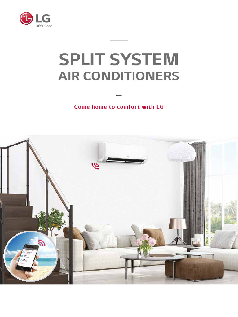 LG AIR CON Split Systems Brochure OCT 2021 Web | PDF | Air Conditioning | Pipe (Fluid Conveyance)