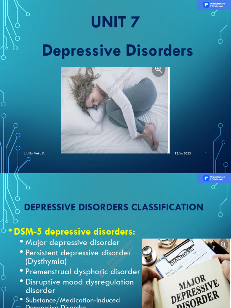 Understanding Depressive Disorders DSM-5 | PDF | Major Depressive ...