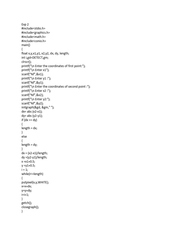 CGR Practicals Output Full | PDF | Computer Standards | Computing