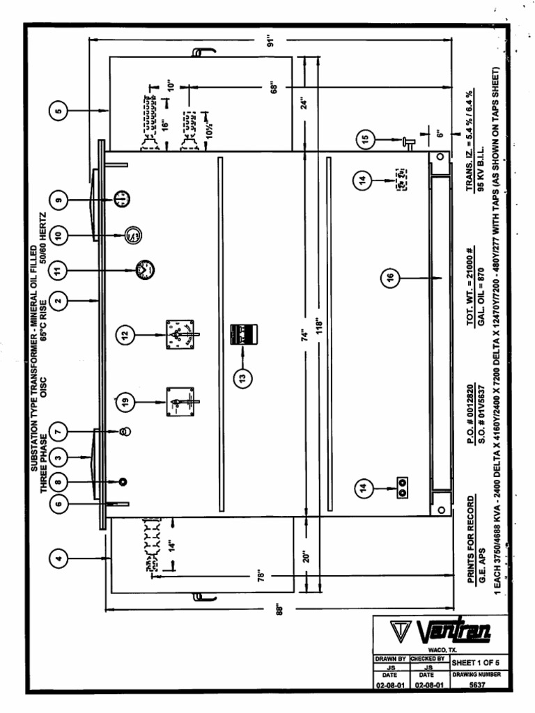 Transformer Datasheet | PDF