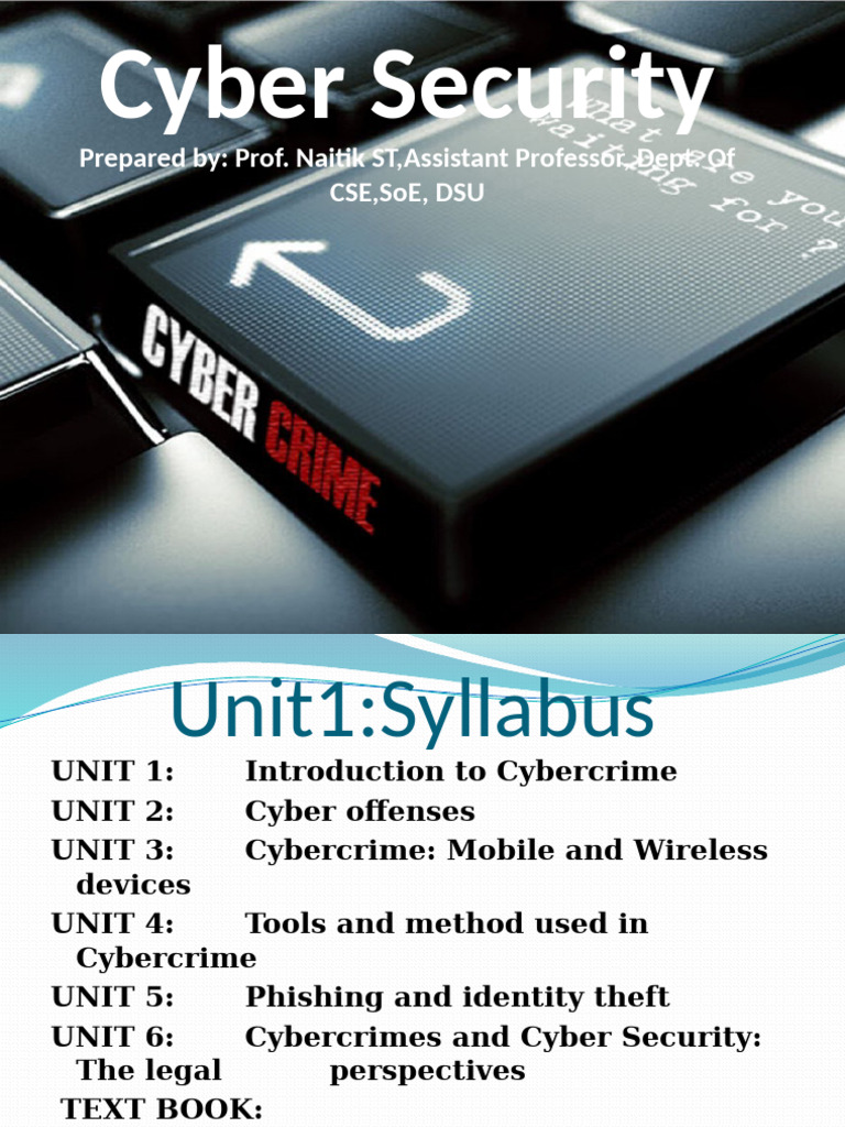 mod 1 | PDF | Spamming | Cybercrime