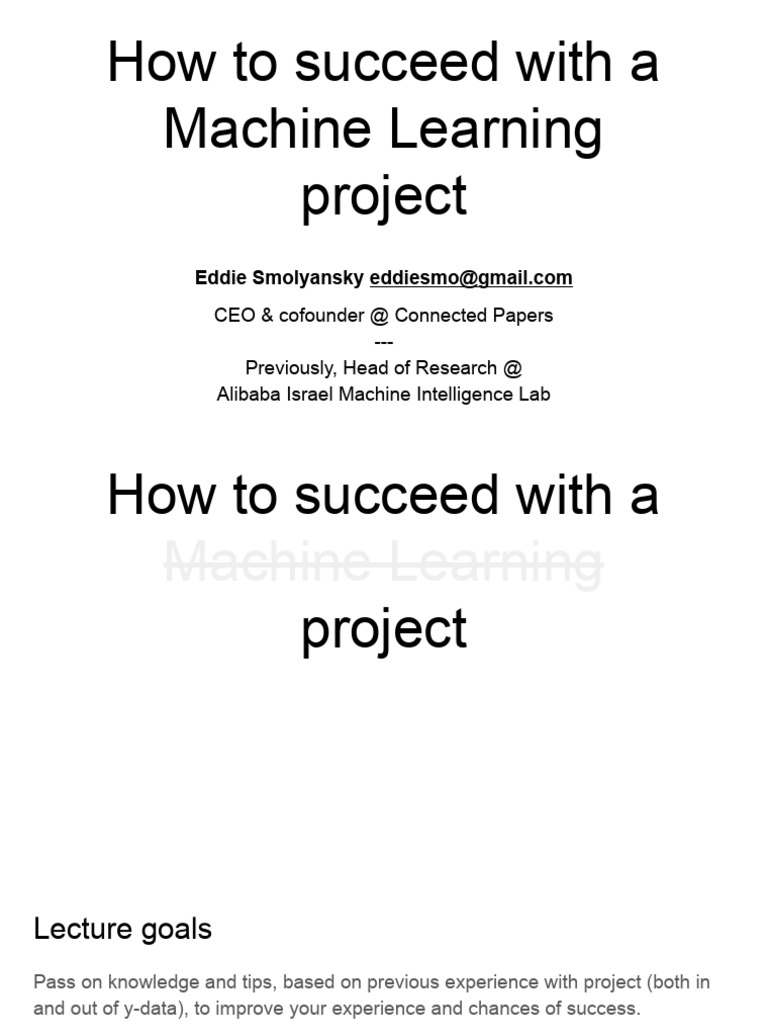 Mastering Machine Learning Projects | PDF | Image Segmentation | Statistical Classification