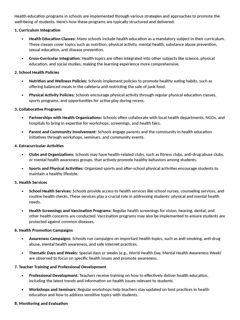 health education | PDF | Health Education | Mental Health