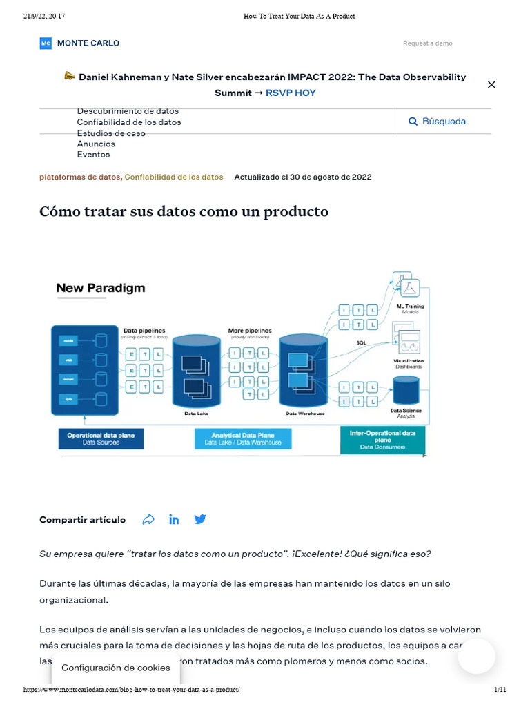 How To Treat Your Data As A Product | PDF | Software | Indicador de ...