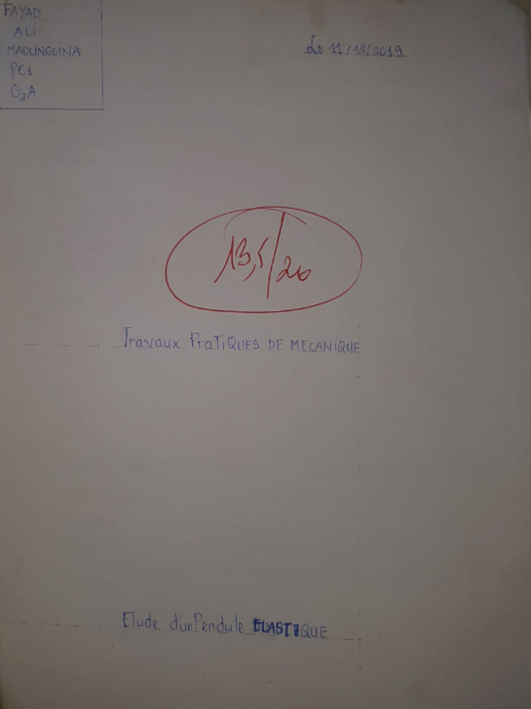 TP de Physique 2 | PDF