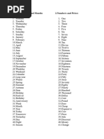 Telepathy Game Categories List | PDF