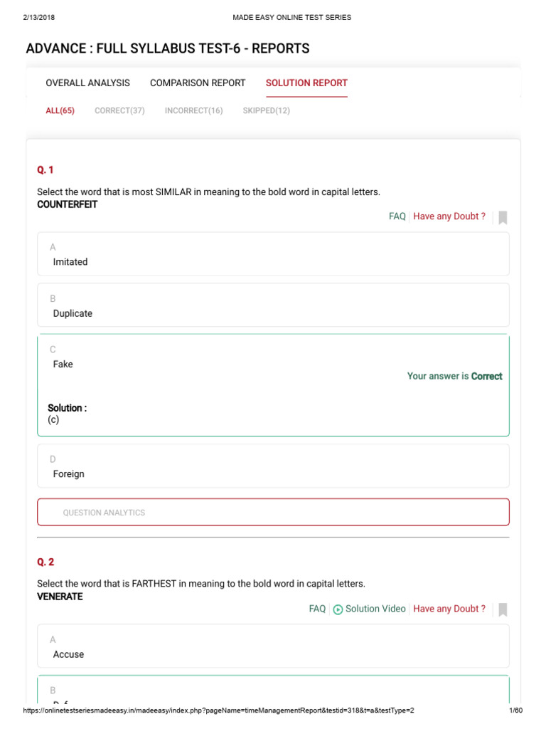 Advance Full Syllabus Test-6 | PDF | Electricity | Electrical Engineering