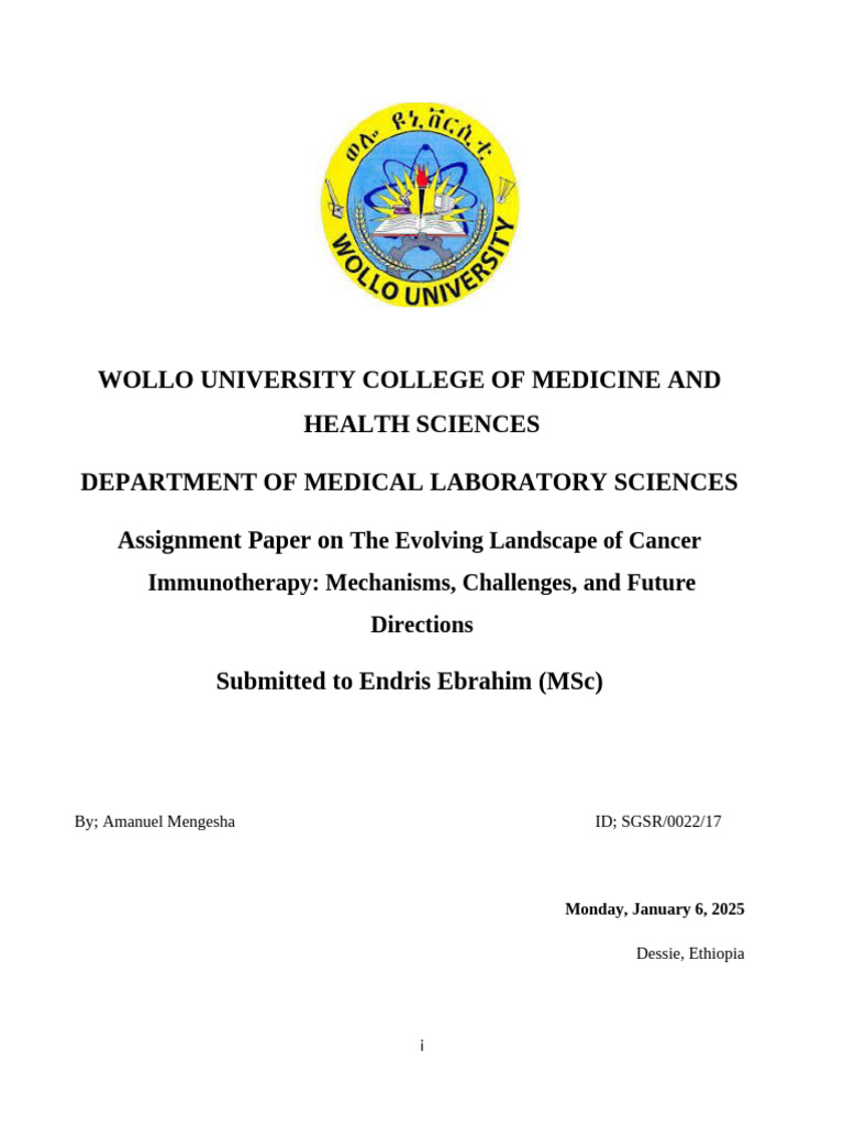 Immunology Assignment Final | PDF | Nf κb | Immune System