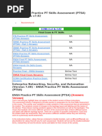 CCNA1 v7.0 - ITN Practice PT Skills Assessment (PTSA) Answers | PDF | I Pv6 | Ip Address