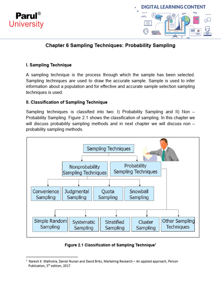 Probability Sampling Techniques Explained | PDF | Sampling (Statistics) | Stratified Sampling