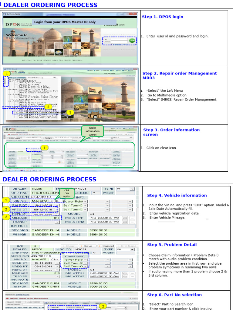 Dealer Repair Order Guide | PDF | Computing | Software
