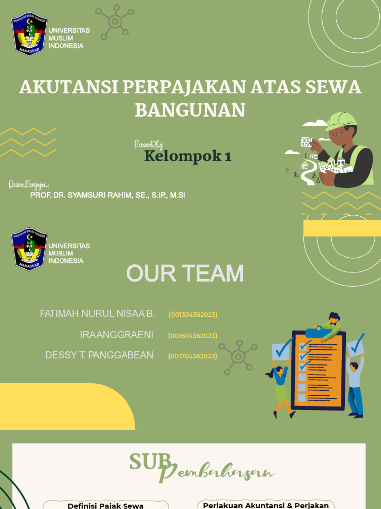 Kelompok 1 - Akuntansi Perpajakan Atas Sewa | PDF