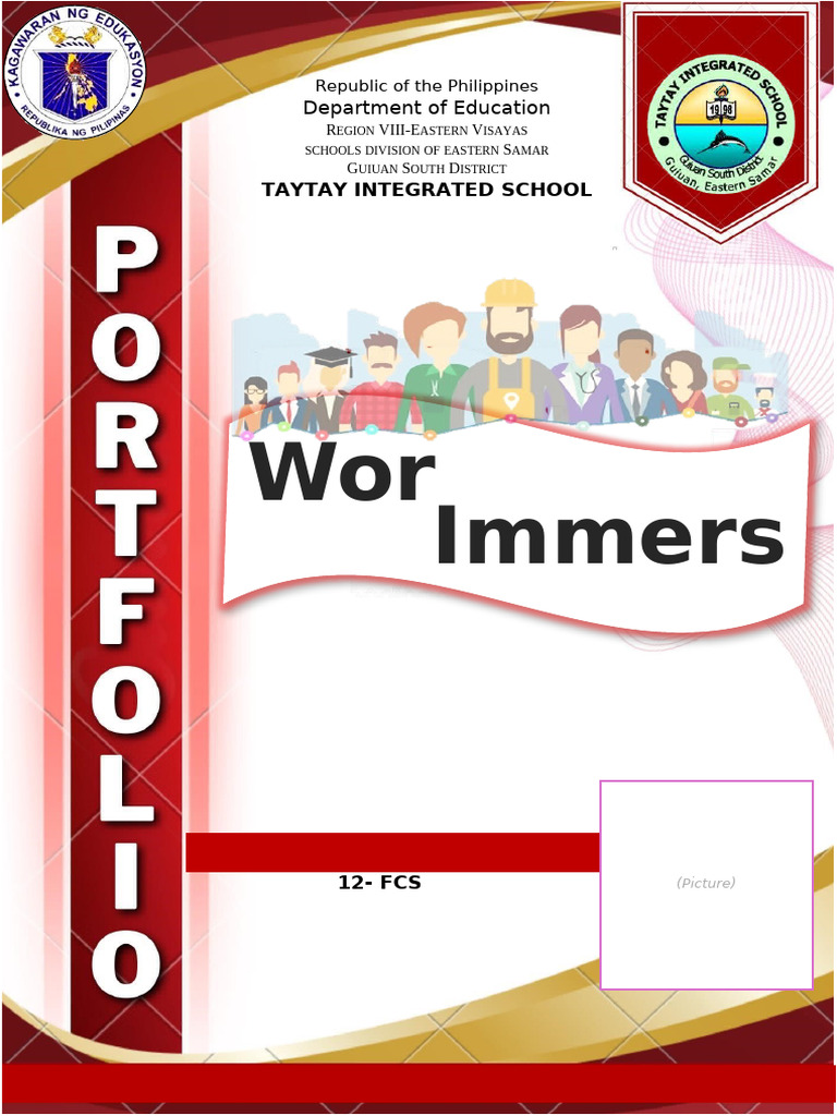 Work Immersion Portfolio | PDF