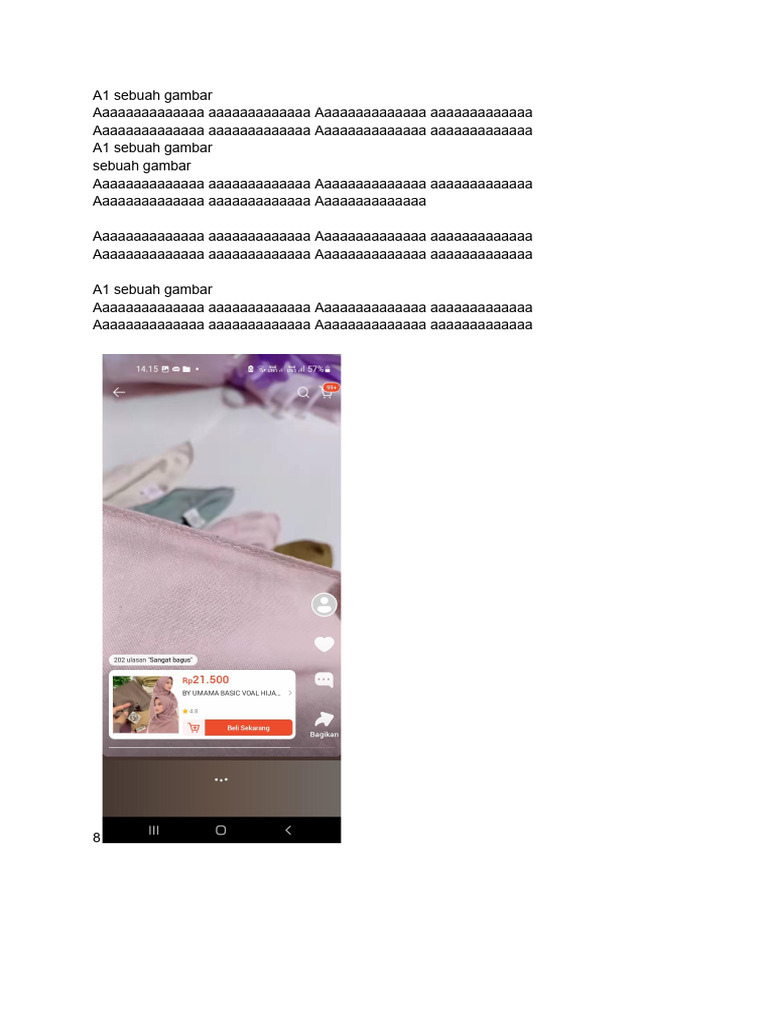 A14 sebuah gambar | PDF