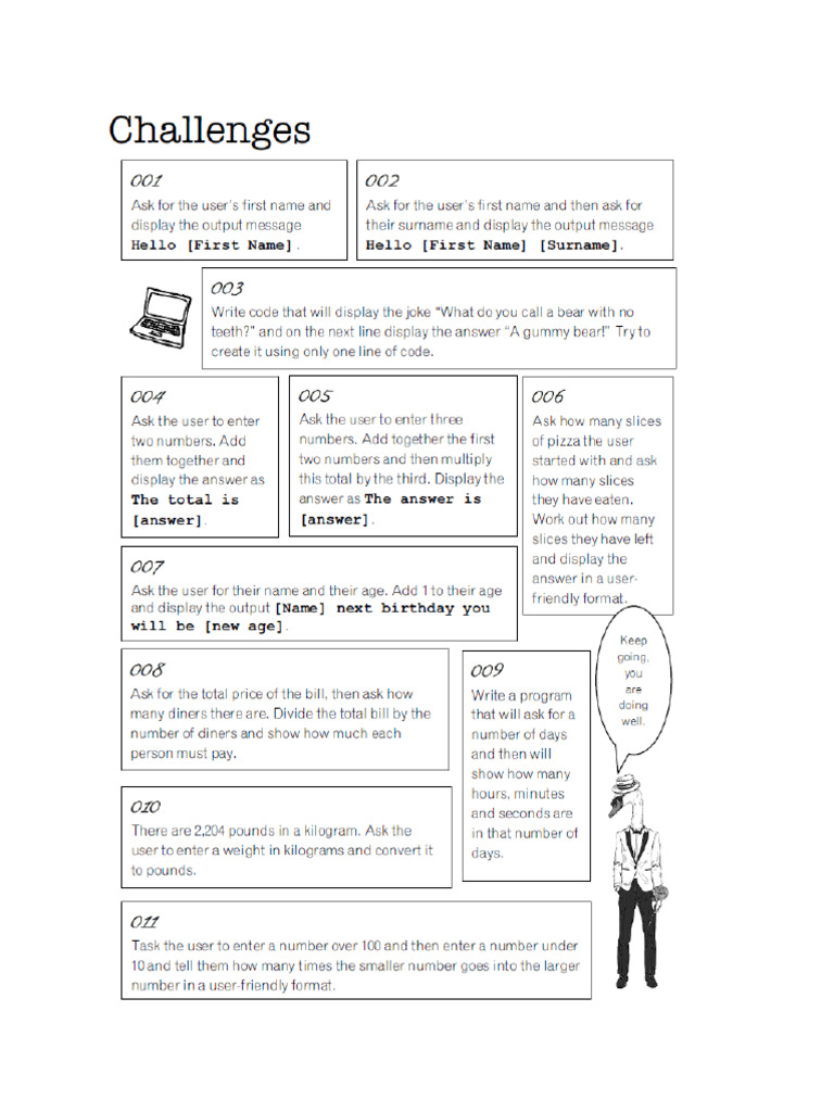 Basic Exercises Python | PDF