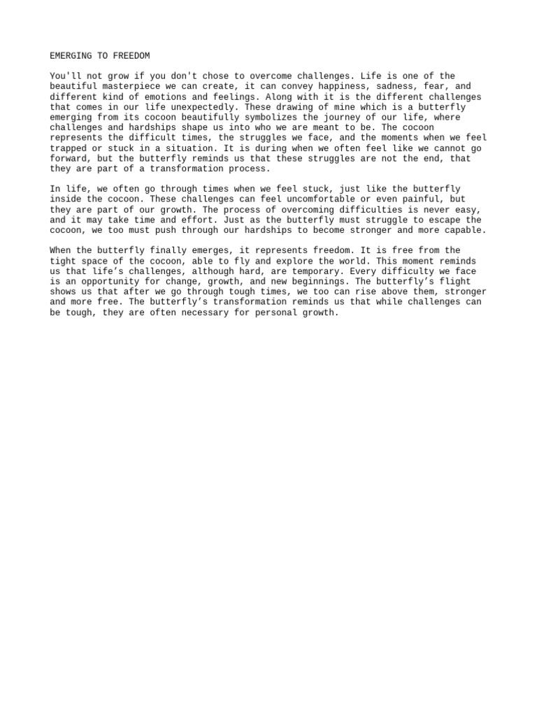 Emerging to Freedom | PDF