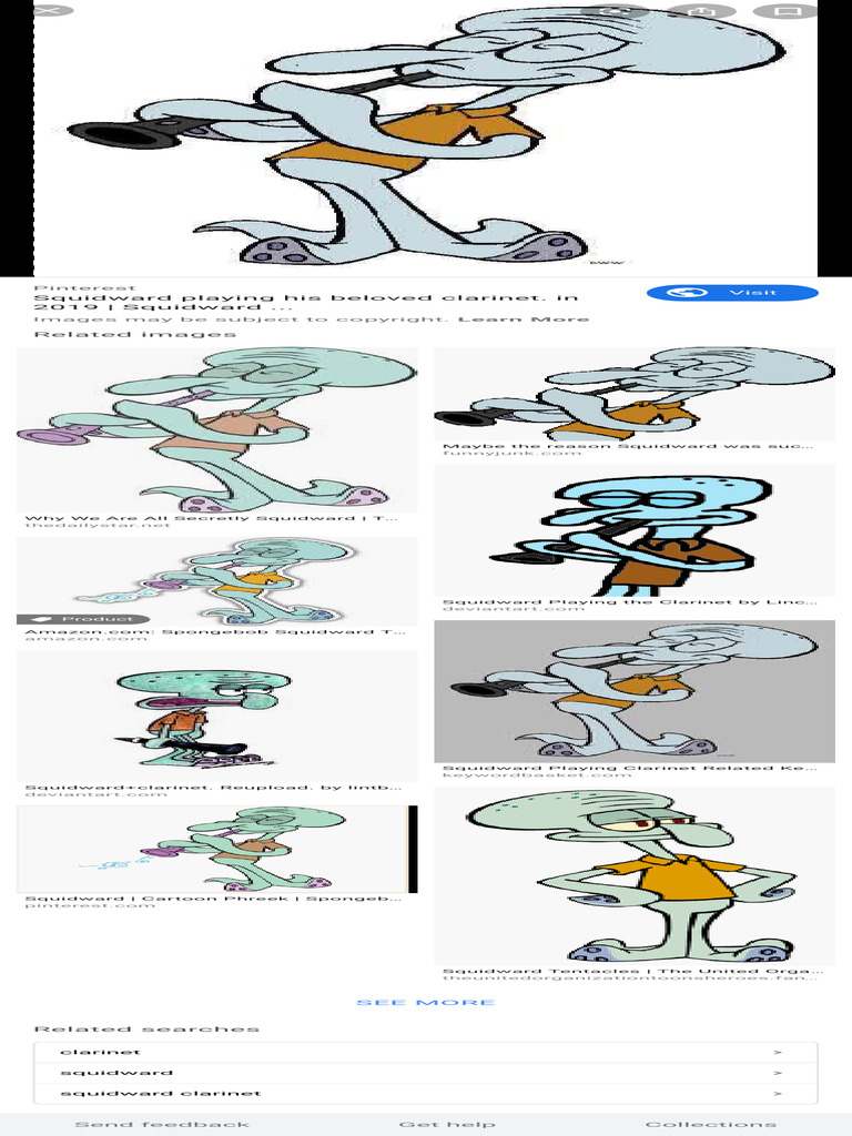 Squidward With Clarinet - Google Search | PDF
