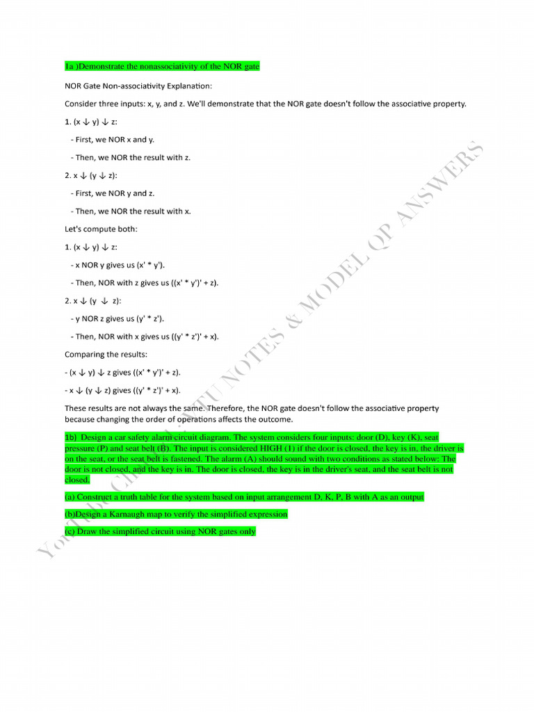 Bcs302 Solved Model Question Paper | PDF